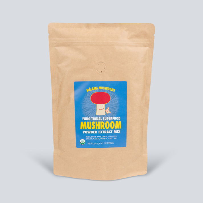 8 Mushroom Superfood Powder Mix | USDA Organic – Mālama Mushrooms Hawaii